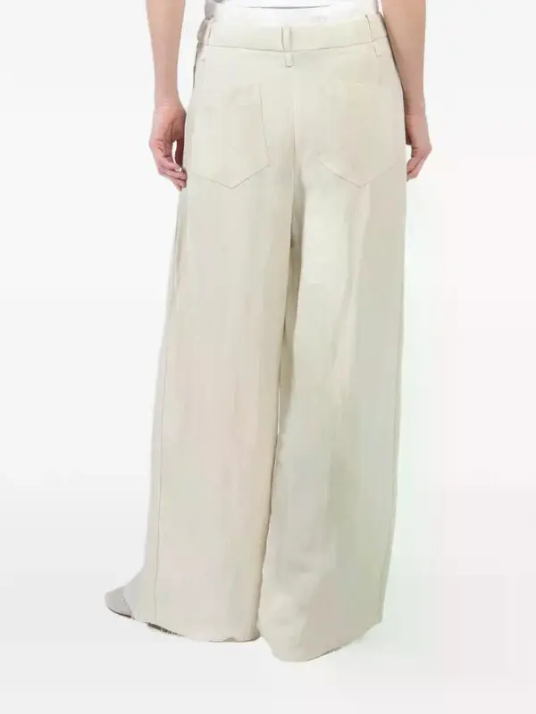 Masnada Frayed Palazzo Pants