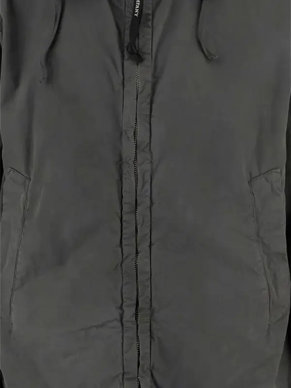 C.P. COMPANY Micro-reps Hooded Lens Jacket - Grey