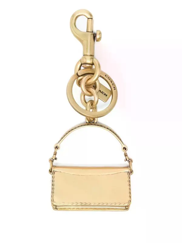 COACH® Mini Bag Keyring Chain