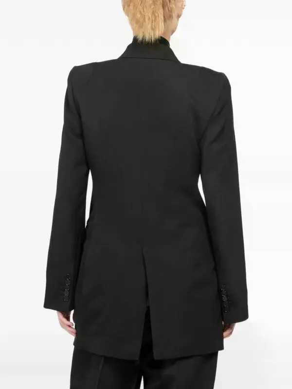 ALAINPAUL Double-breasted Jacket With Shoulder Pads
