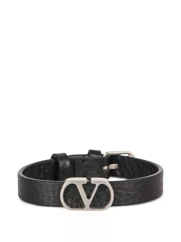 Valentino Garavani Logo-buckle Belt - Black