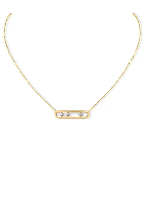 Messika Move Classique Diamond Pendant Necklace - Yellow Gold