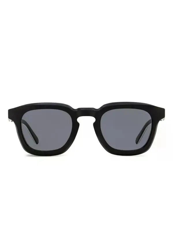 Moncler Thick Rimmed Square Sunglasses - Black