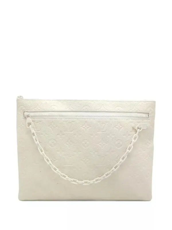 LOUIS VUITTON Monogram Chain-strap Clutch - Neutrals