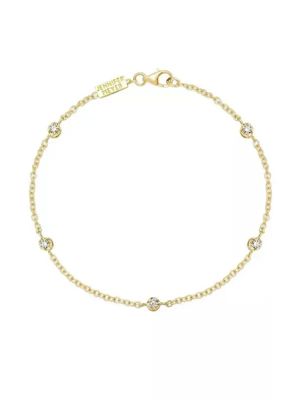 JENNIFER MEYER Illusion-set Diamond Bracelet - Gold