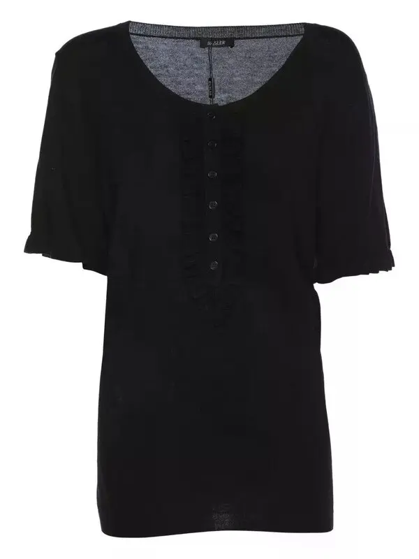 BASLER Ruffle-detail Button Blouse