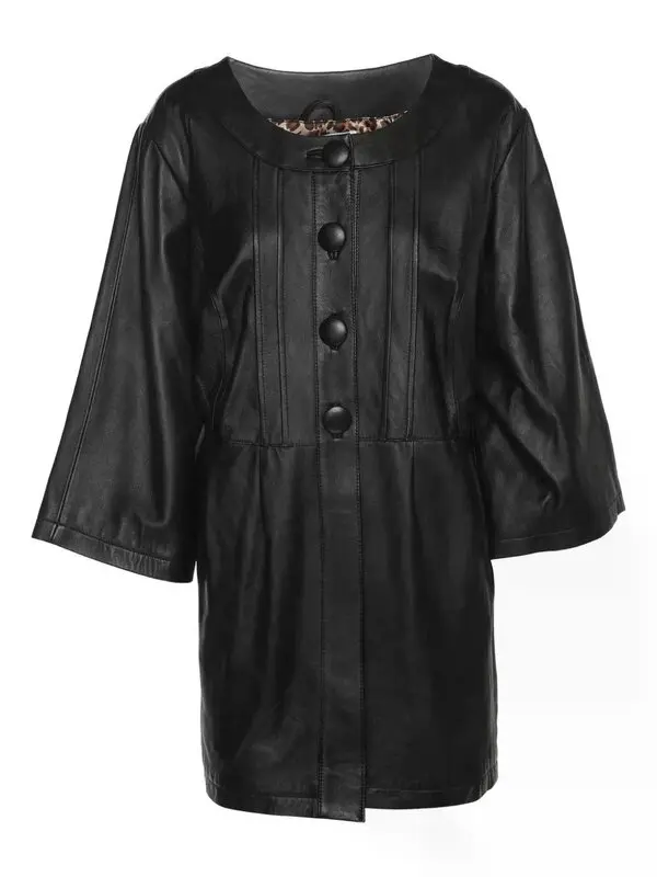 ANNA SCHOLZ Leather Coat