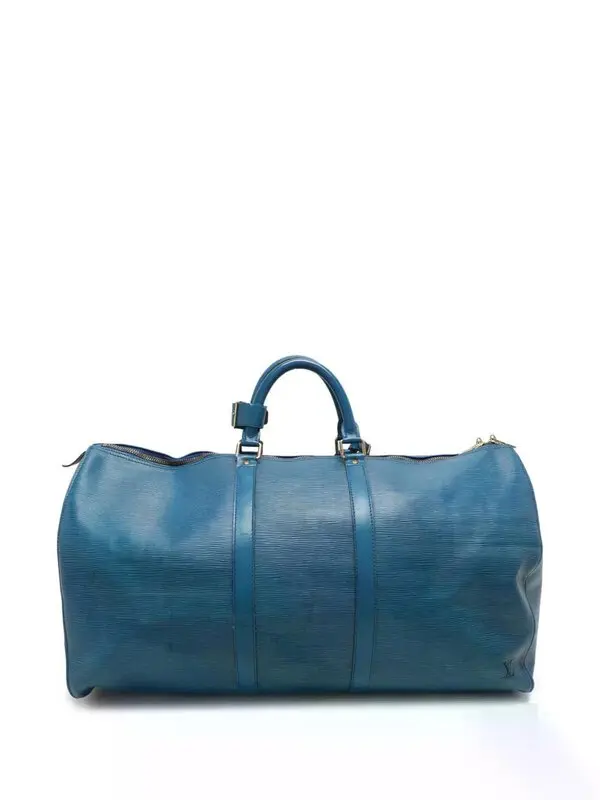 LOUIS VUITTON 1988 Keepall Epi Leather Travel Bag - Blue