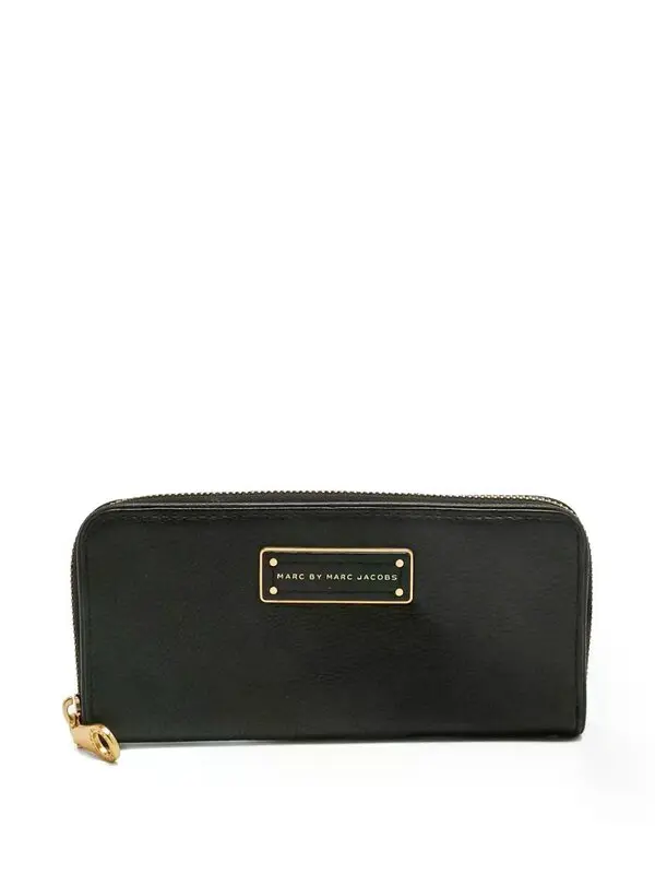 Marc Jacobs Continental Leather Wallet - Black