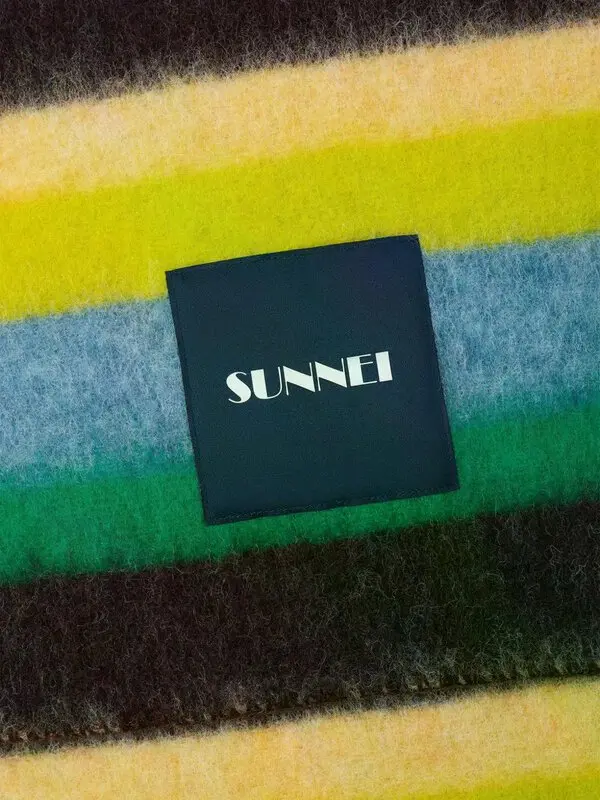 Sunnei Multicolour Stripes Scarf