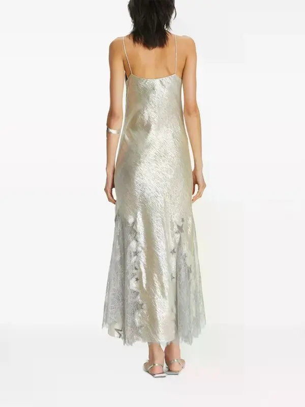 Tory Burch Star Lace-detail Slip Dress