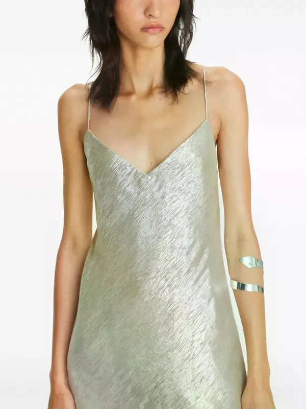 tory burch silver dress Tory Burch Women's Ruched Jersey Dress in Gray, size M