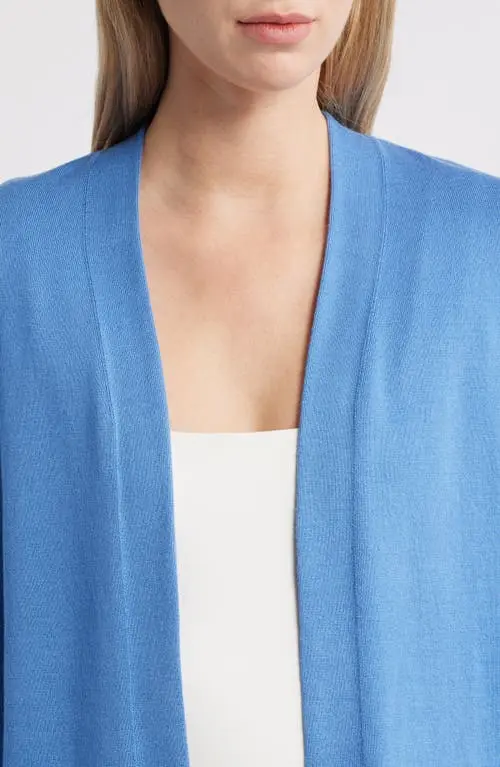 Anne Klein Chatham Open Front Cardigan - Blue Yonder