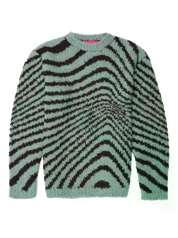 THE ELDER STATESMAN Graphic-print Sweater