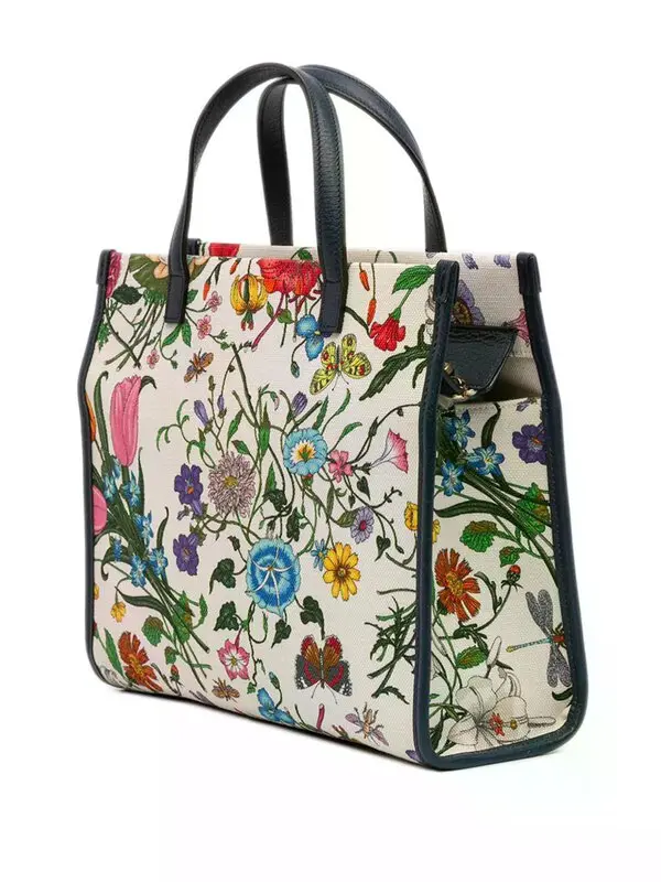 Gucci Flora Canvas Satchel
