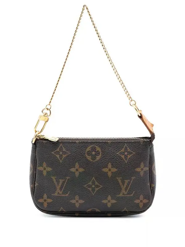 LOUIS VUITTON 2005 Monogram Mini Pochette Accessoires Handbag