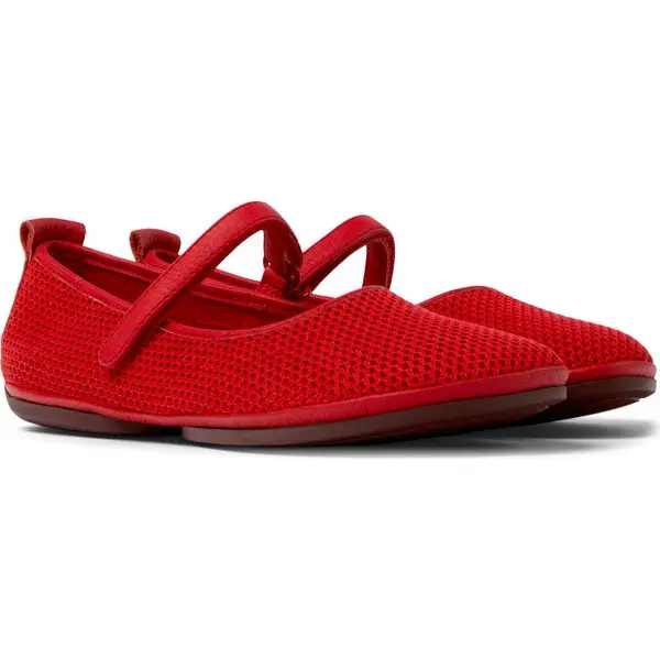 Camper Right Nina Flat - Medium Red