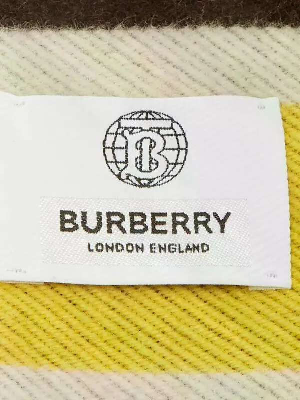 Burberry Checkerboard-pattern Scarf