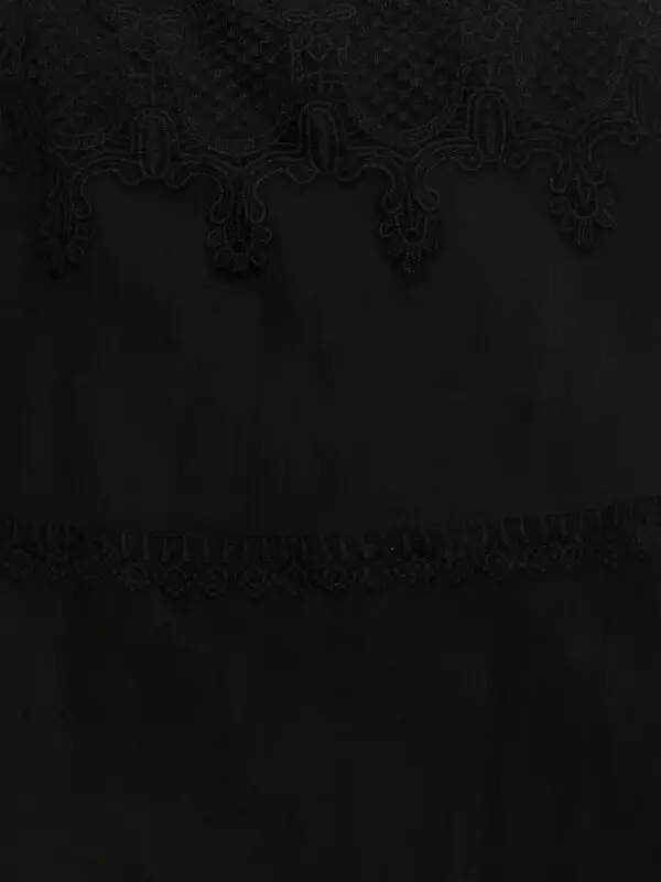 ANNA SCHOLZ Lace Georgette Top