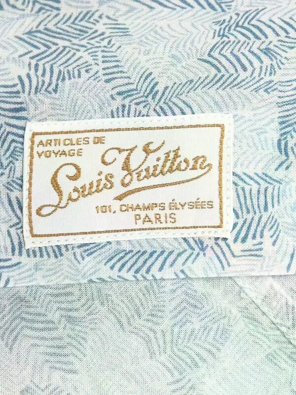 LOUIS VUITTON Geometric-pattern Cotton Shirt