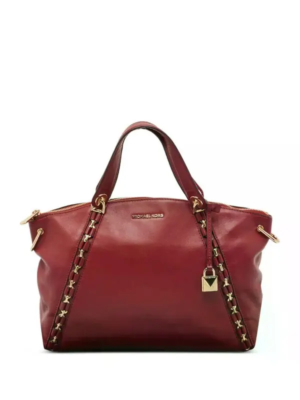 Michael Kors Leather Zip Tote Bag