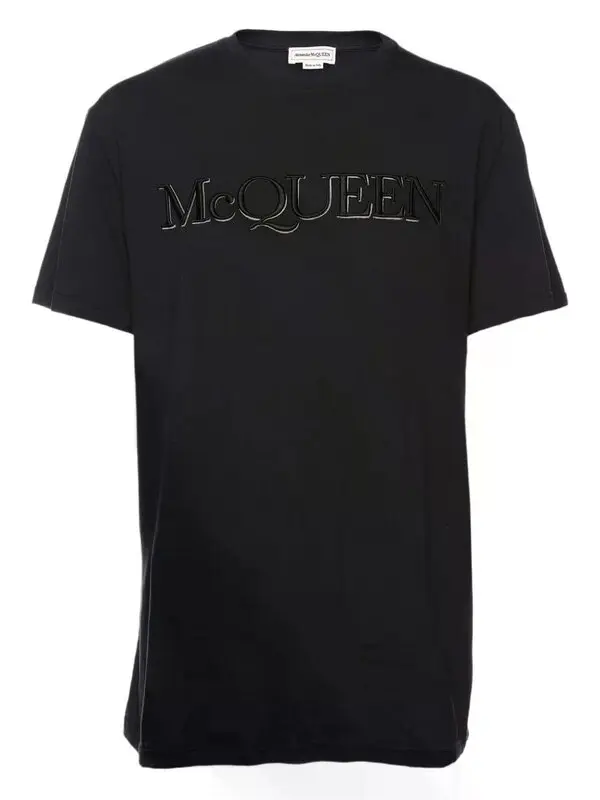 Alexander McQueen Jersey Logo T-shirt - Black