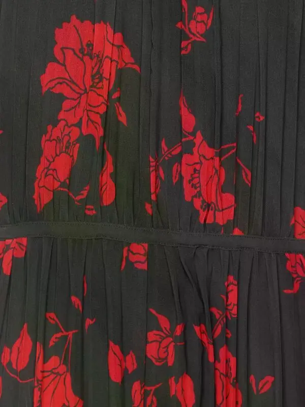 SELF-PORTRAIT Floral-print Midi Dress