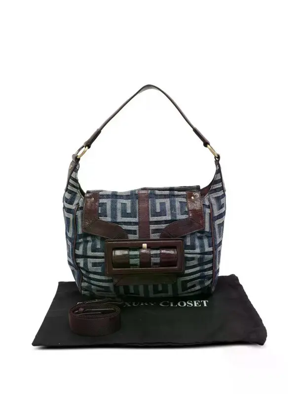 Givenchy Logo-pattern Buckle-fastening Shoulder Bag
