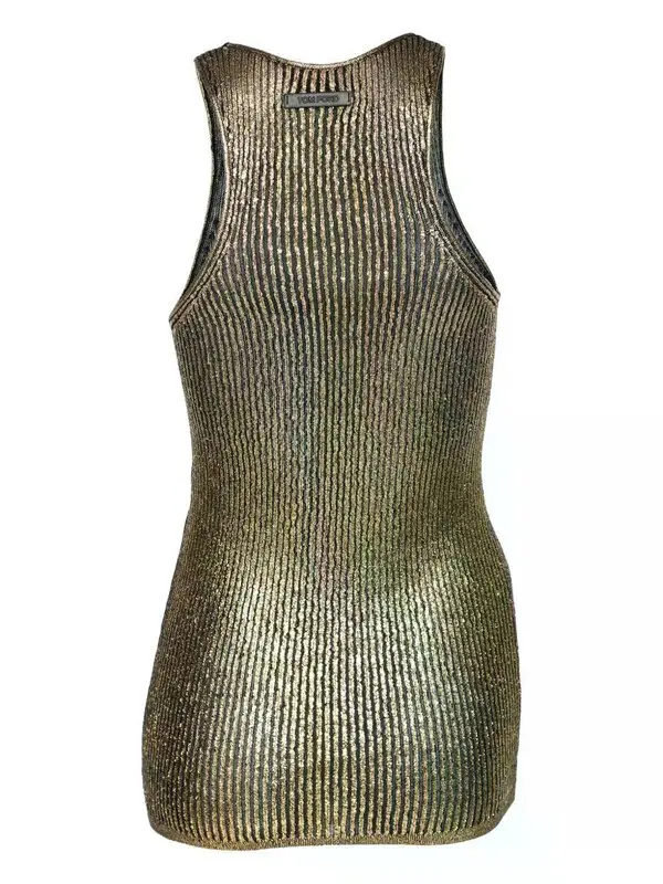 TOM FORD Ribbed Knit Scoop Neck Top