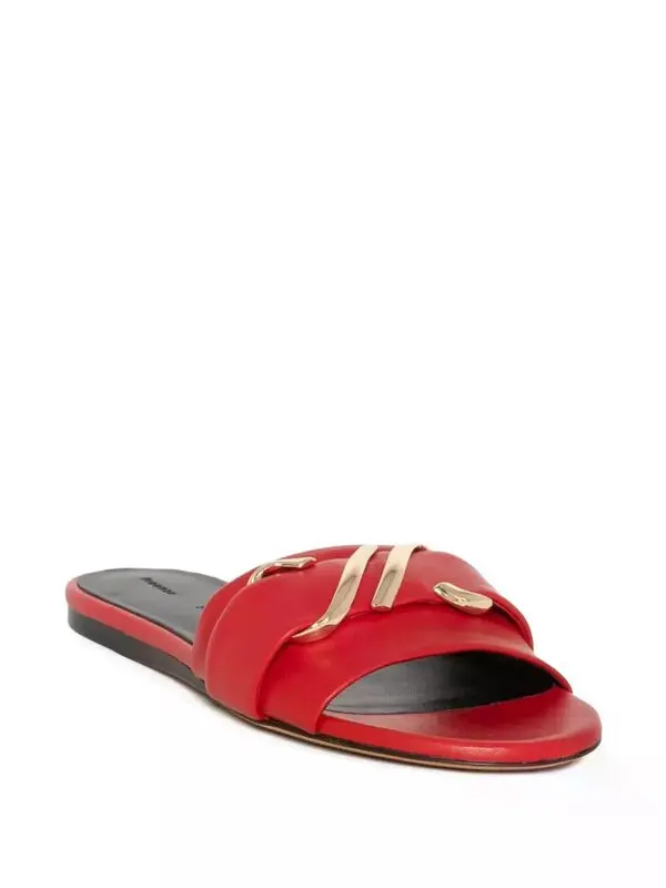 Proenza Schouler Monogram Flat Sandals