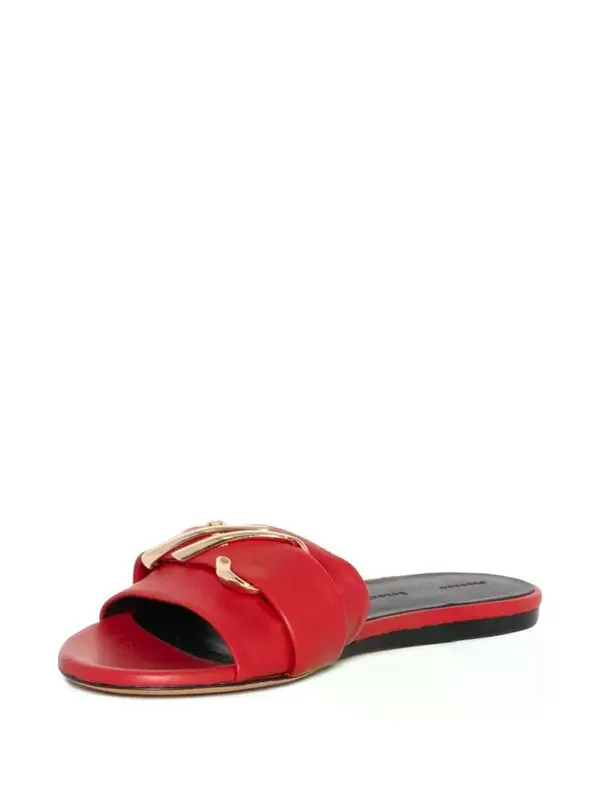 Proenza Schouler Monogram Flat Sandals