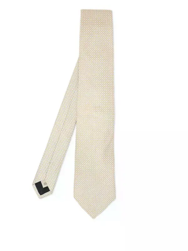 Burberry Silk Jacquard Tie - Grey