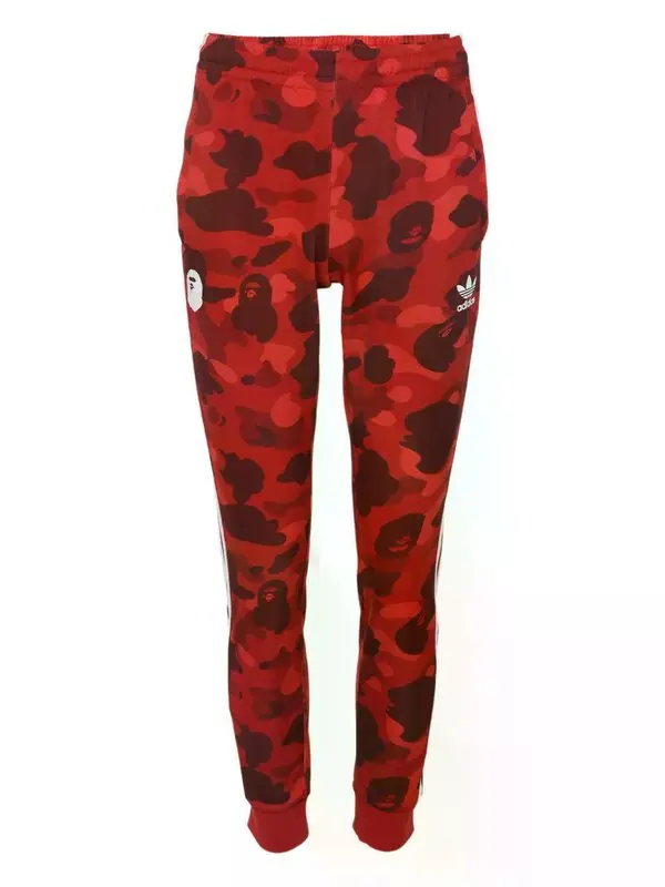 A BATHING APE X Adidas Camouflage-print Track Pants
