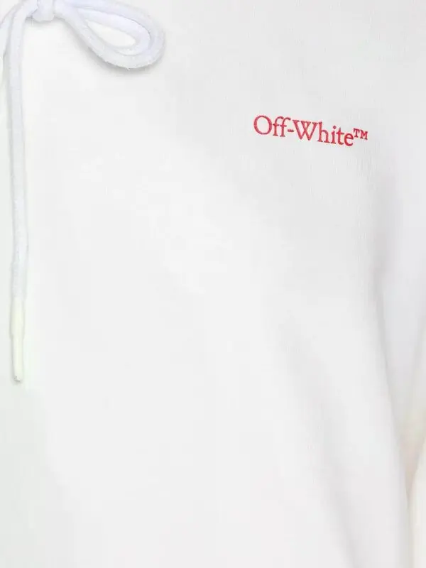 Off-White Embroidered Logo Hoodie