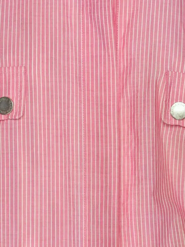 Marina Rinaldi Striped Button-front Shirt
