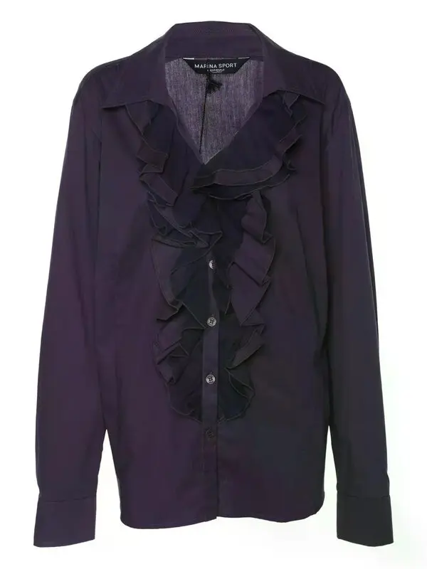 Marina Rinaldi Ruffle-detailing Blouse