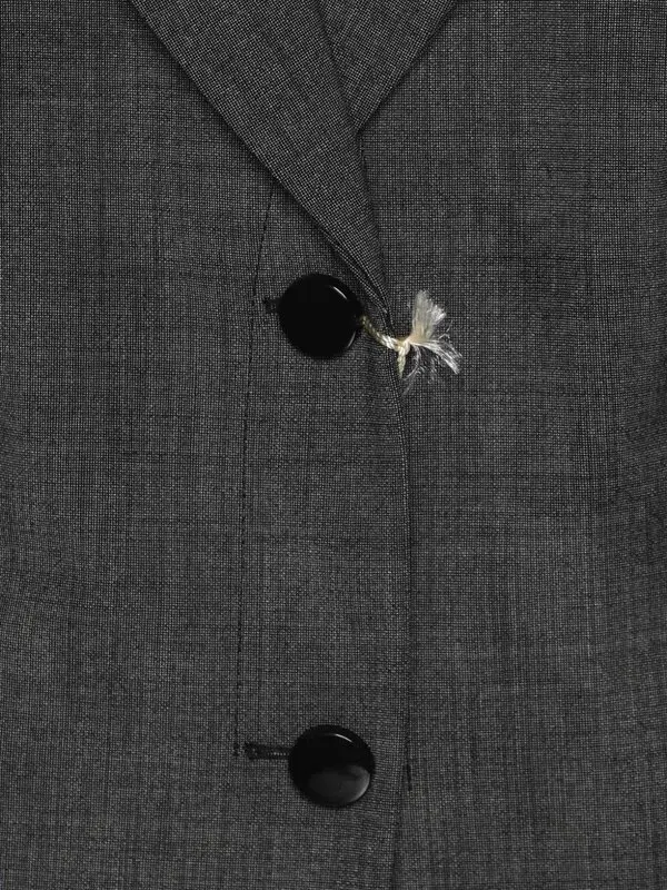Marina Rinaldi Peak-lapel Blazer - Grey