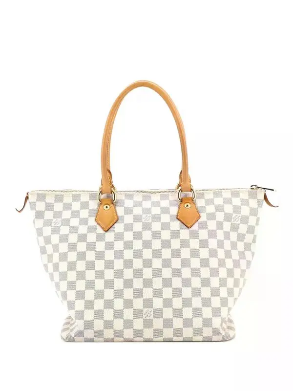 LOUIS VUITTON Saleya Handbag Damier Mm Tote Bag - White
