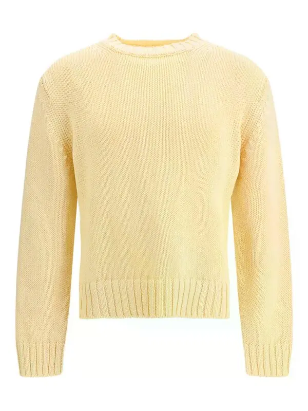 SUNFLOWER Frederik Ribbed Sweater - Yellow