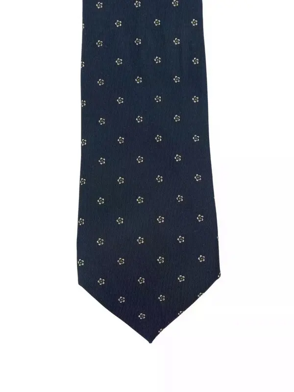 BIGI Floral-pattern Silk Tie