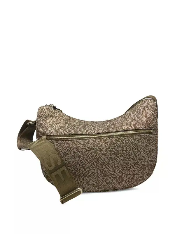 Borbonese Luna Patterned Shoulder Bag - Brown