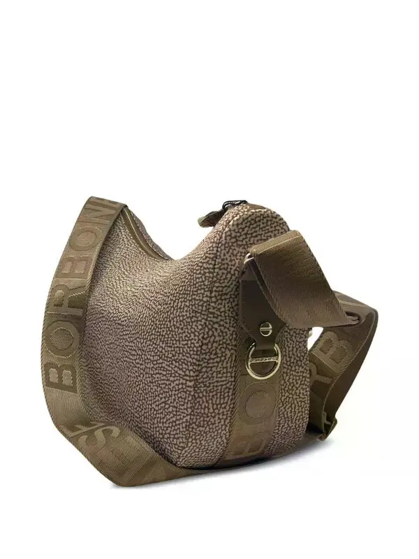 Borbonese Luna Patterned Shoulder Bag - Brown