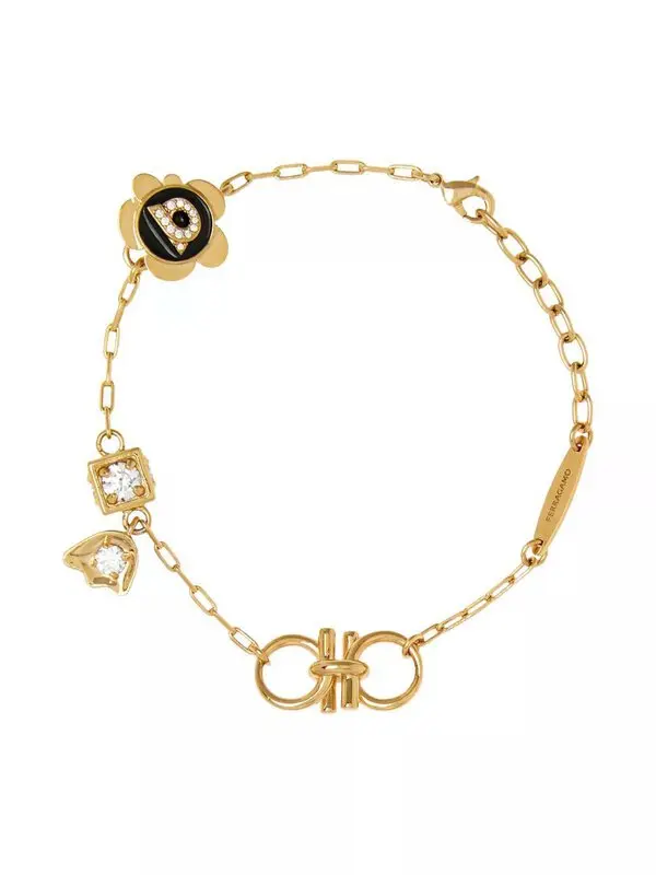 FERRAGAMO Gancini Charm Bracelet - Gold