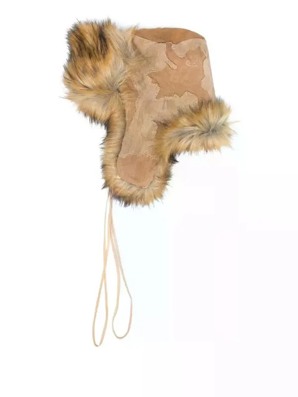 WHO DECIDES WAR BY EV BRAVADO Faux-fur Hat - Brown