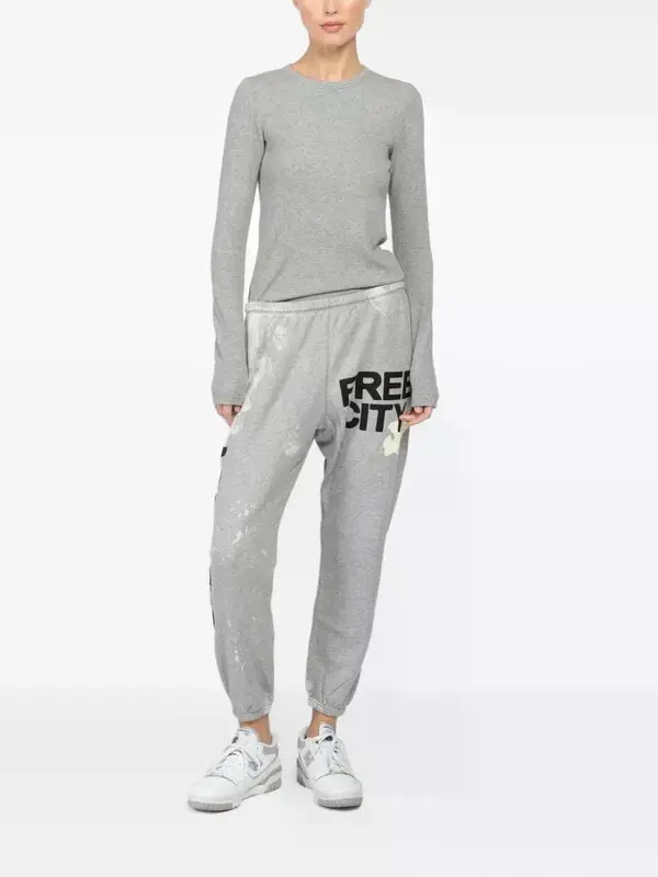 FREECITY Graphic Track Pants