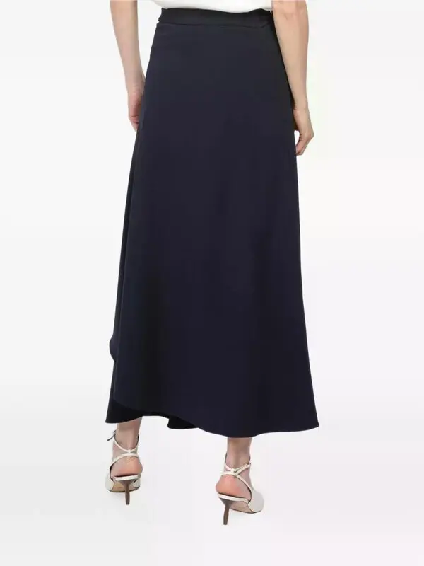 PETER COHEN Wrap-style Maxi Skirt