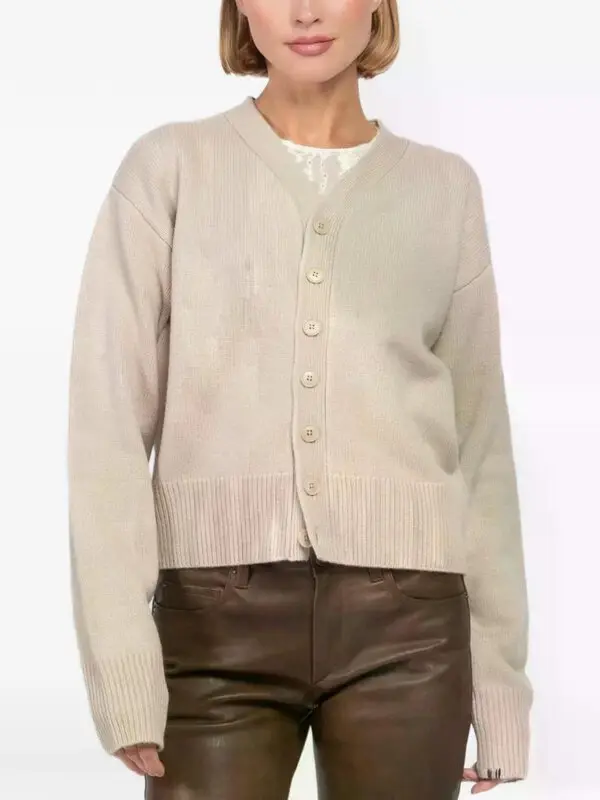 Extreme Cashmere Buttoned Cardigan