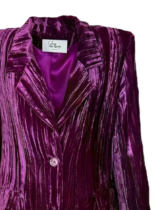 SLEEP NO MORE Ciclamino Buttoned Blazer