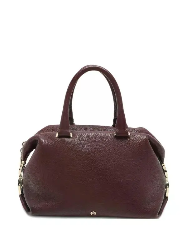 AIGNER Leather Tote Bag