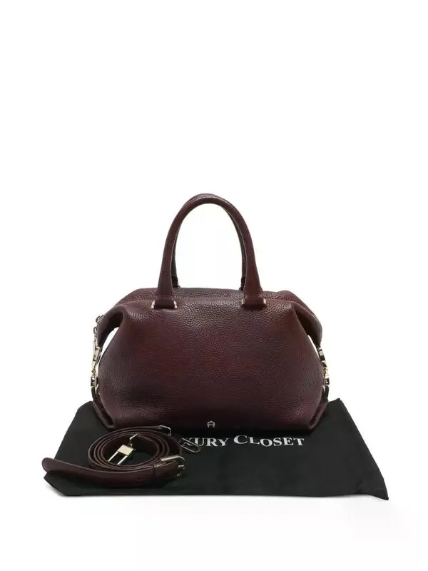 AIGNER Leather Tote Bag